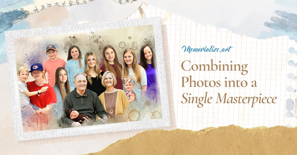 Combining Photos into a Single Masterpiece | Memorialize Art