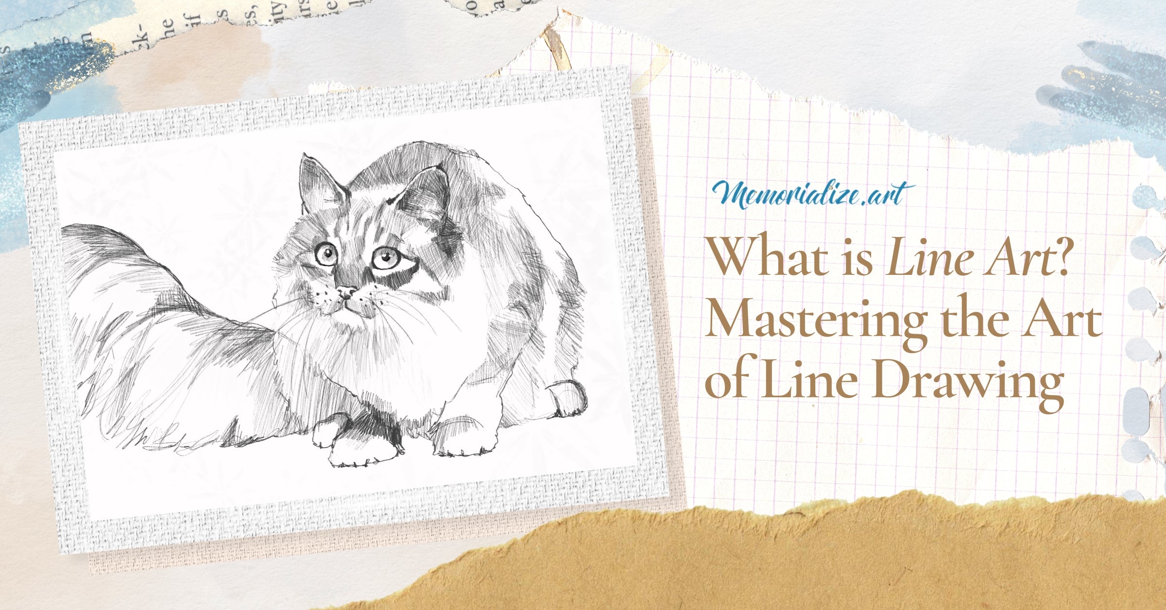 What is Line Art? Mastering the Art of Line Drawing | Memorialize Art